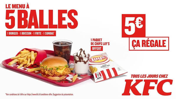 Ce CHEAT CODE : un MENU 5€ QUICK et un MENU 5€ KFC pour SORTIR te ...