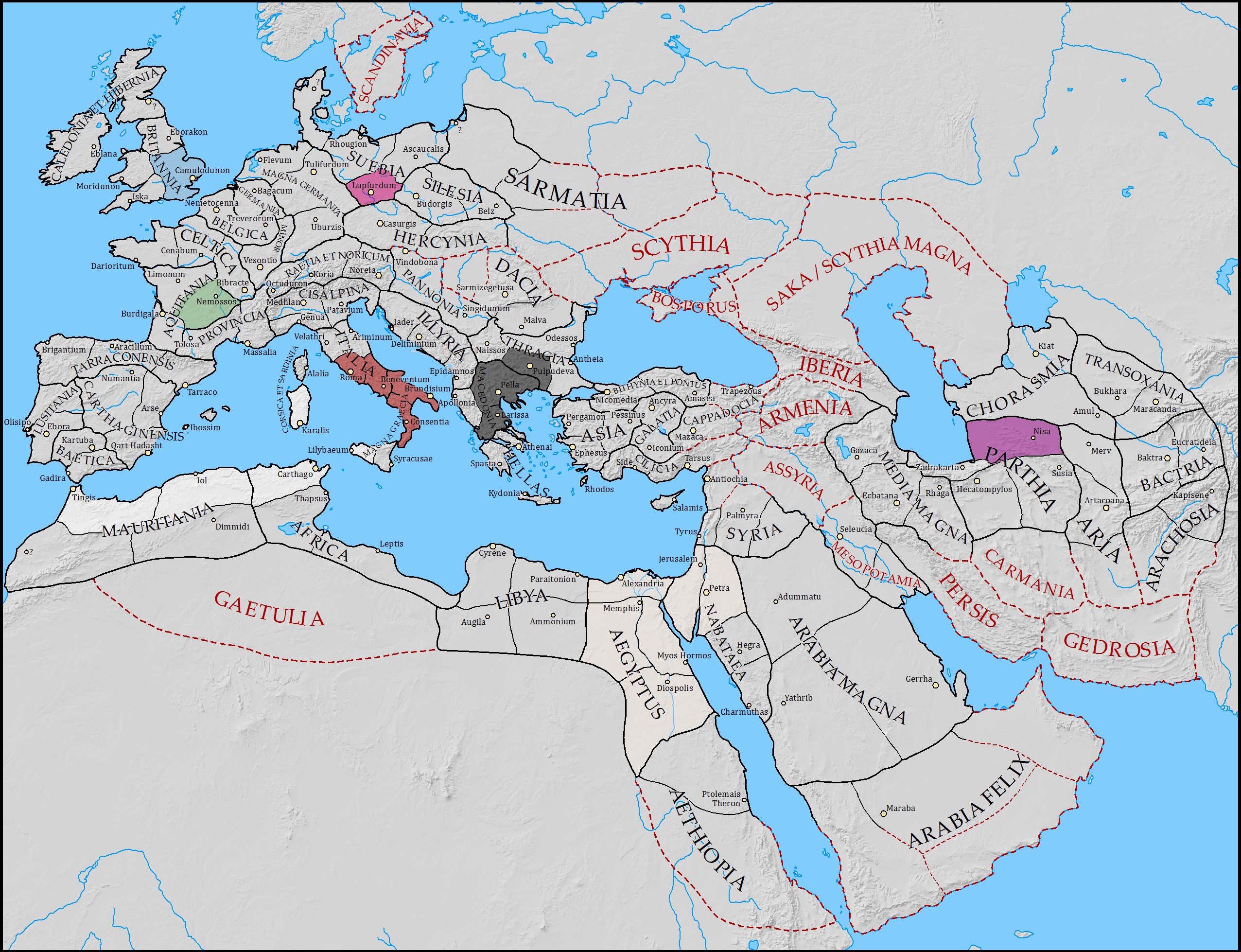 Imgeneshistricasblogspotes Rome Total War Ii Maps