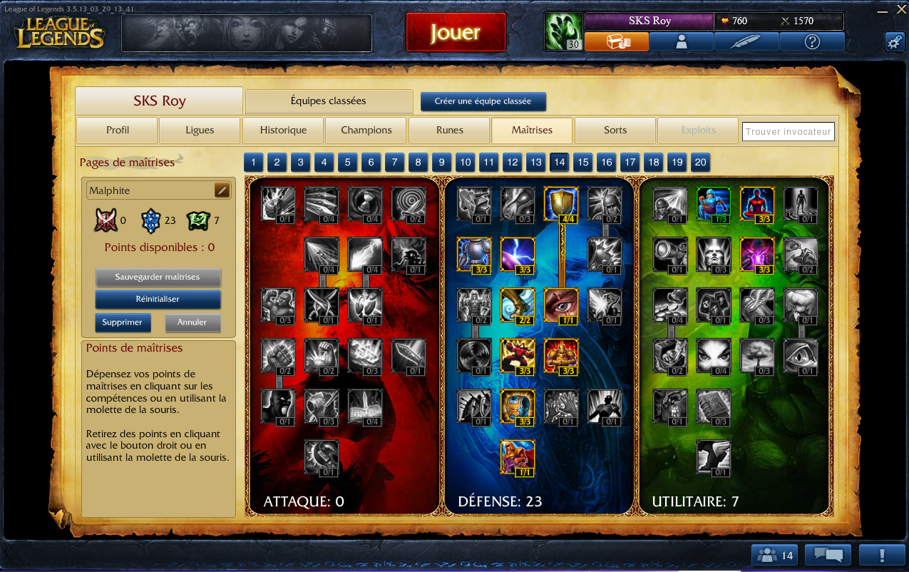 Runes Malphite Top sur le forum League of Legends - 08-04-2013 20:36:49 ...