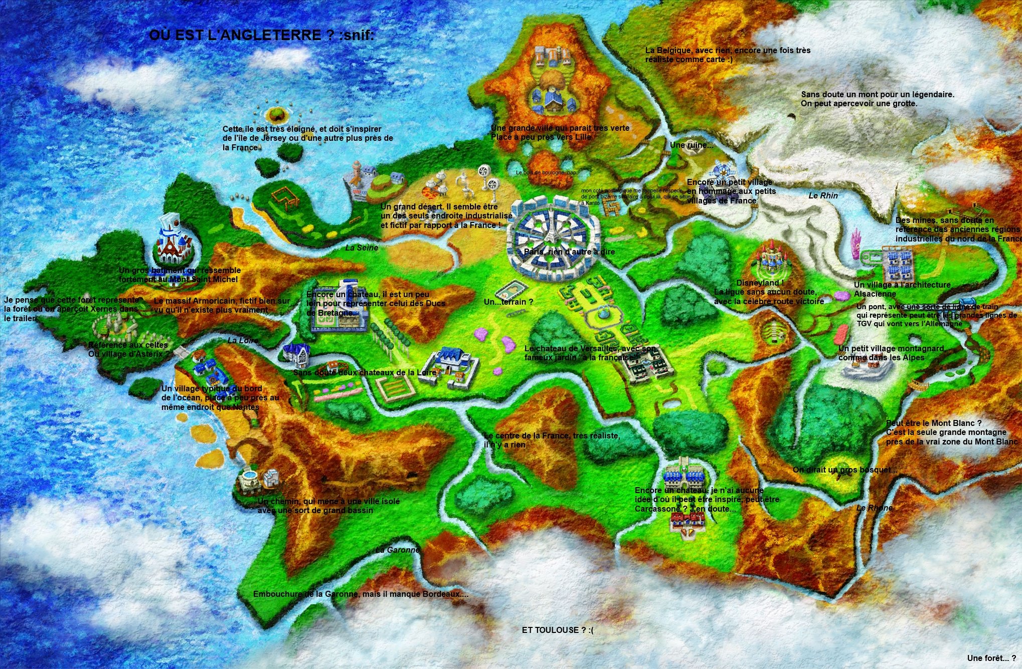 Explications de la map de Kalos sur le forum Pokémon X / Y - 14-05-2013 ...