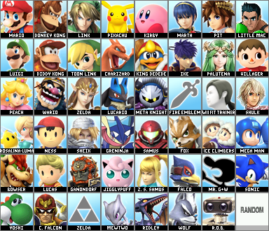le roster plus petit que brawl ? sur le forum Super Smash Bros. for Wii ...