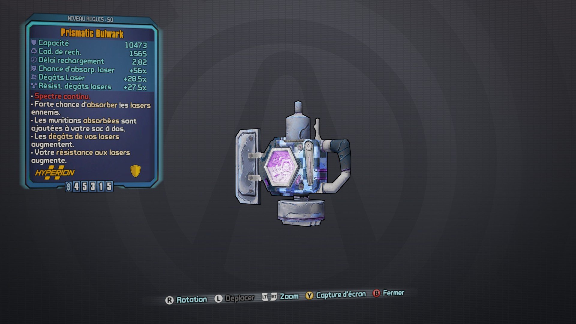 Armes de légendes sur le forum Borderlands The Pre-Sequel ! - 14-10 ...