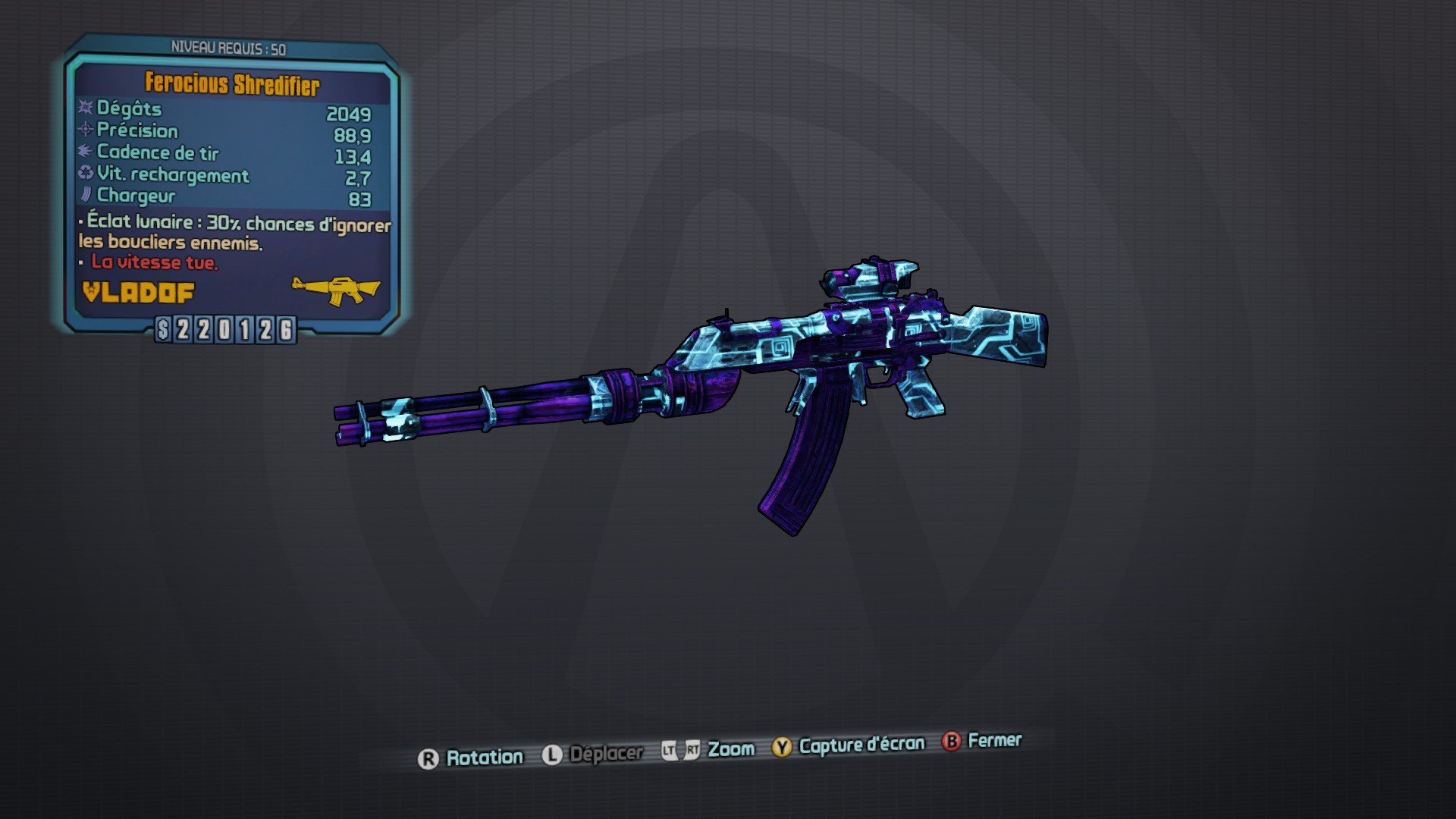 Armes de légendes sur le forum Borderlands The Pre-Sequel ! - 14-10 ...