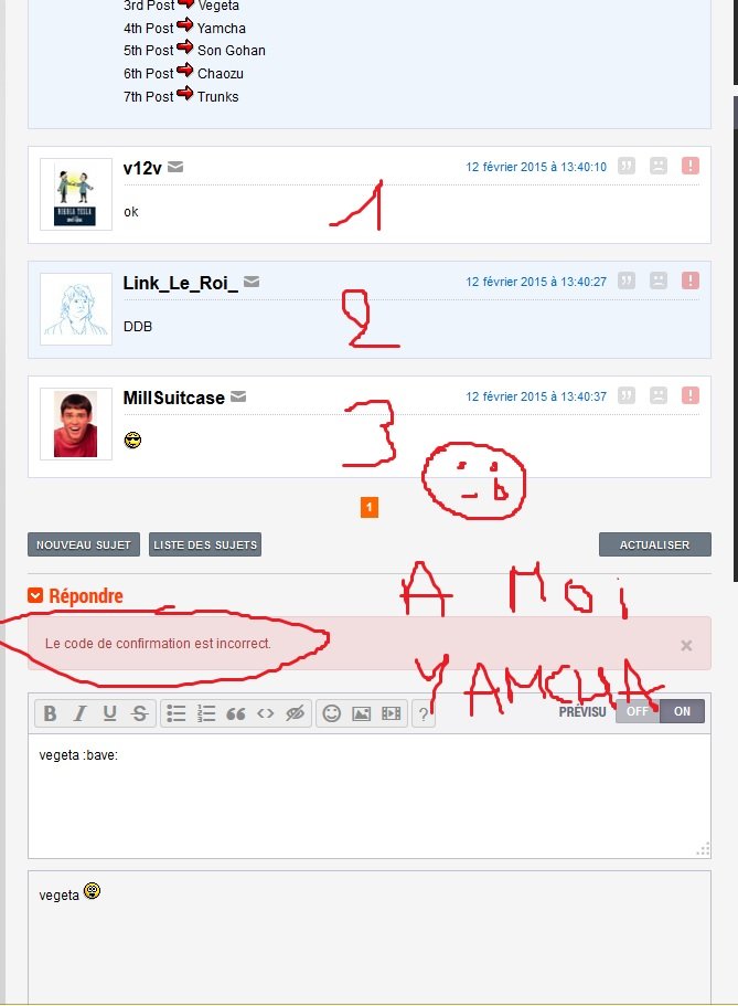 Je determine votre personnage dans DBZ sur le forum Blabla 18-25 ans ...
