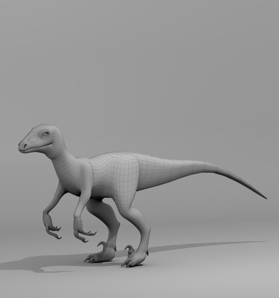 [Blender] Modelisation 3D - Raptor de Jurassic Park sur le forum Blabla ...