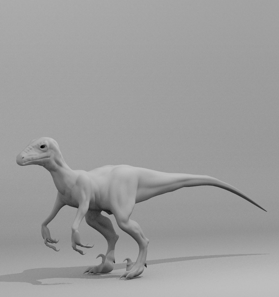 [Blender] Modelisation 3D - Raptor de Jurassic Park sur le forum Blabla ...