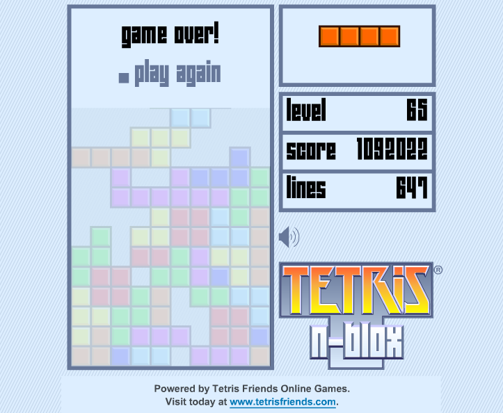 Mon nouveau record sur Tetris sur le forum Blabla 18-25 ans - 01-12-2016 09:25:29 - jeuxvideo.com