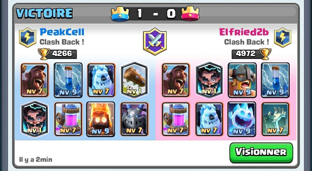 un bon deck duper defi ? sur le forum Clash Royale - 31-12-2016 17:22: ...
