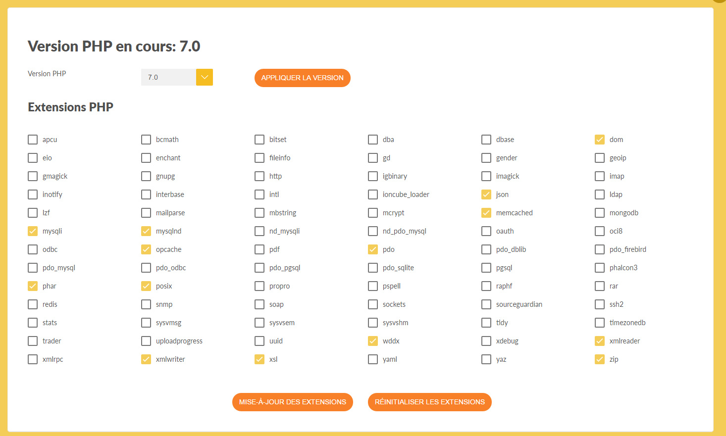 Choix d'extensions PHP par Pytchoun - page 1 - OpenClassrooms