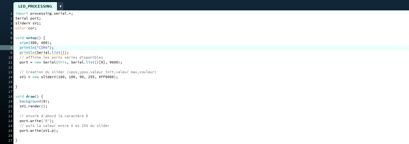 Résolu Expliquer Ces Deux Programme Processing Et Arduino Par Calahoo Page 1 Openclassrooms