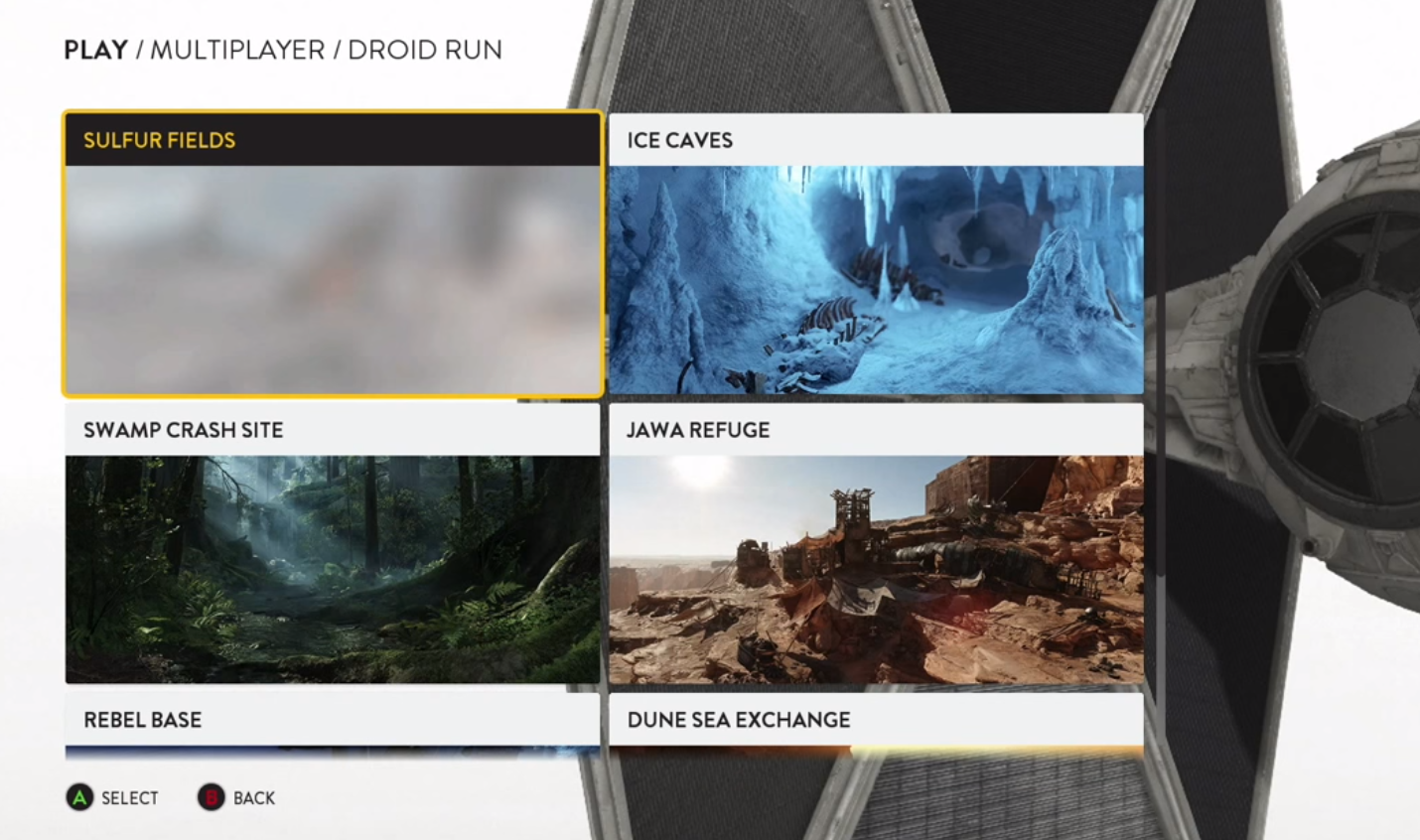 Aimeriez vous pouvoir choisir votre Map ? sur le forum Star Wars ...