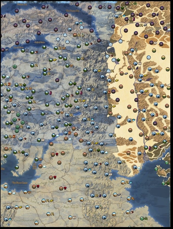 Création d'une map (probable) pour TWW3 sur le forum Total War ...