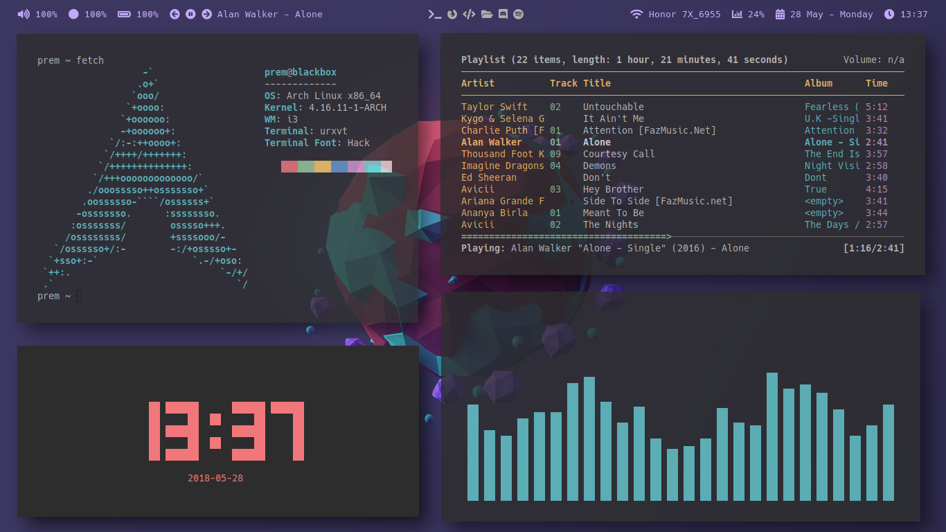 Votre excuse pour ne pas installer Arch Linux + i3 ? sur le forum ...