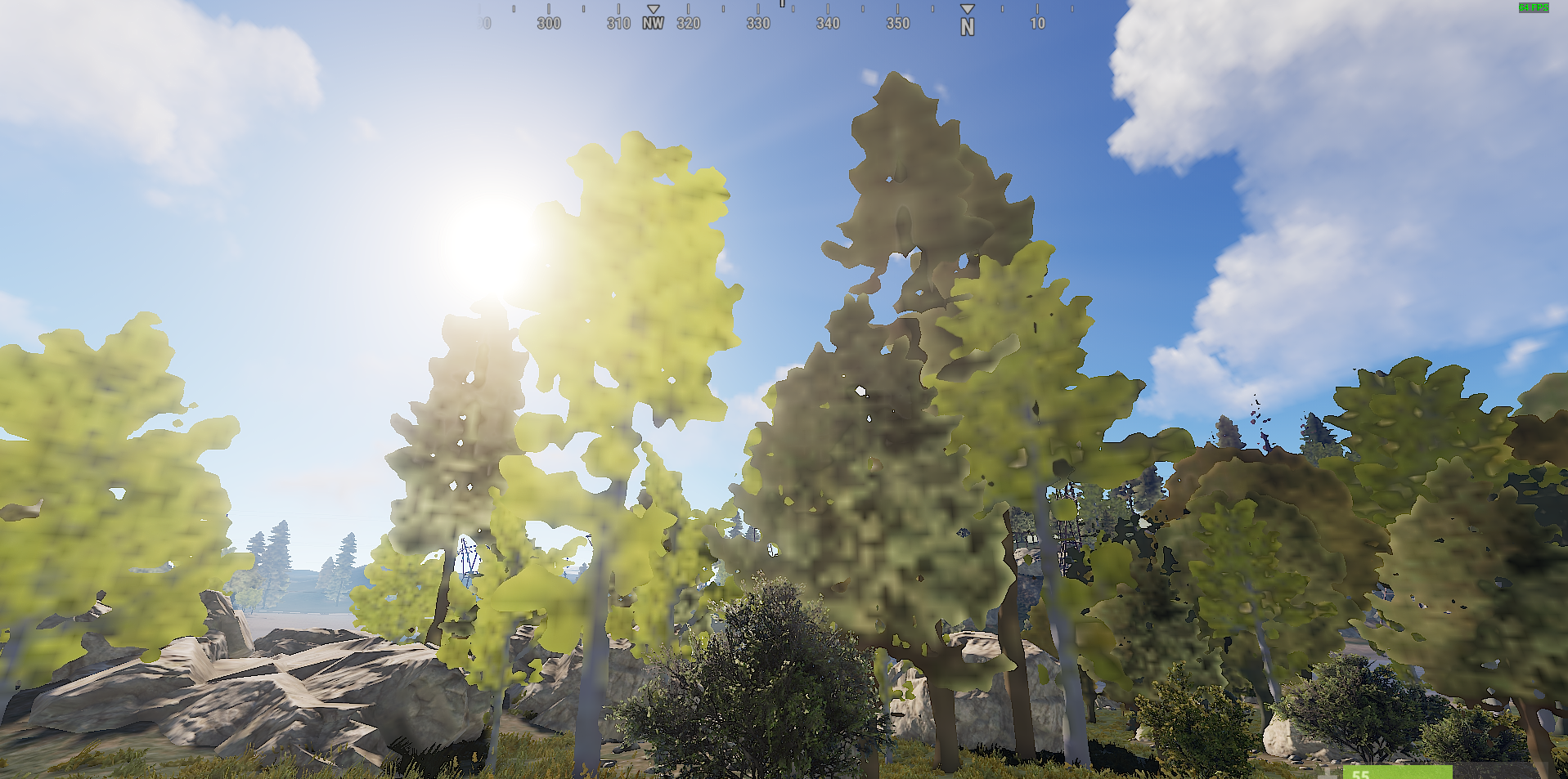 Trees looks fuzzy :: Rust Bug Reports