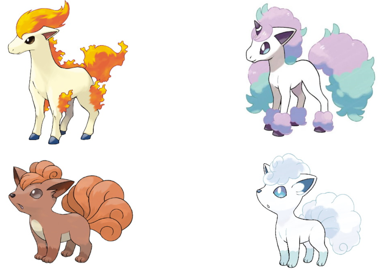 L'artwork officiel de Ponyta permet de constater l'évolution des ...