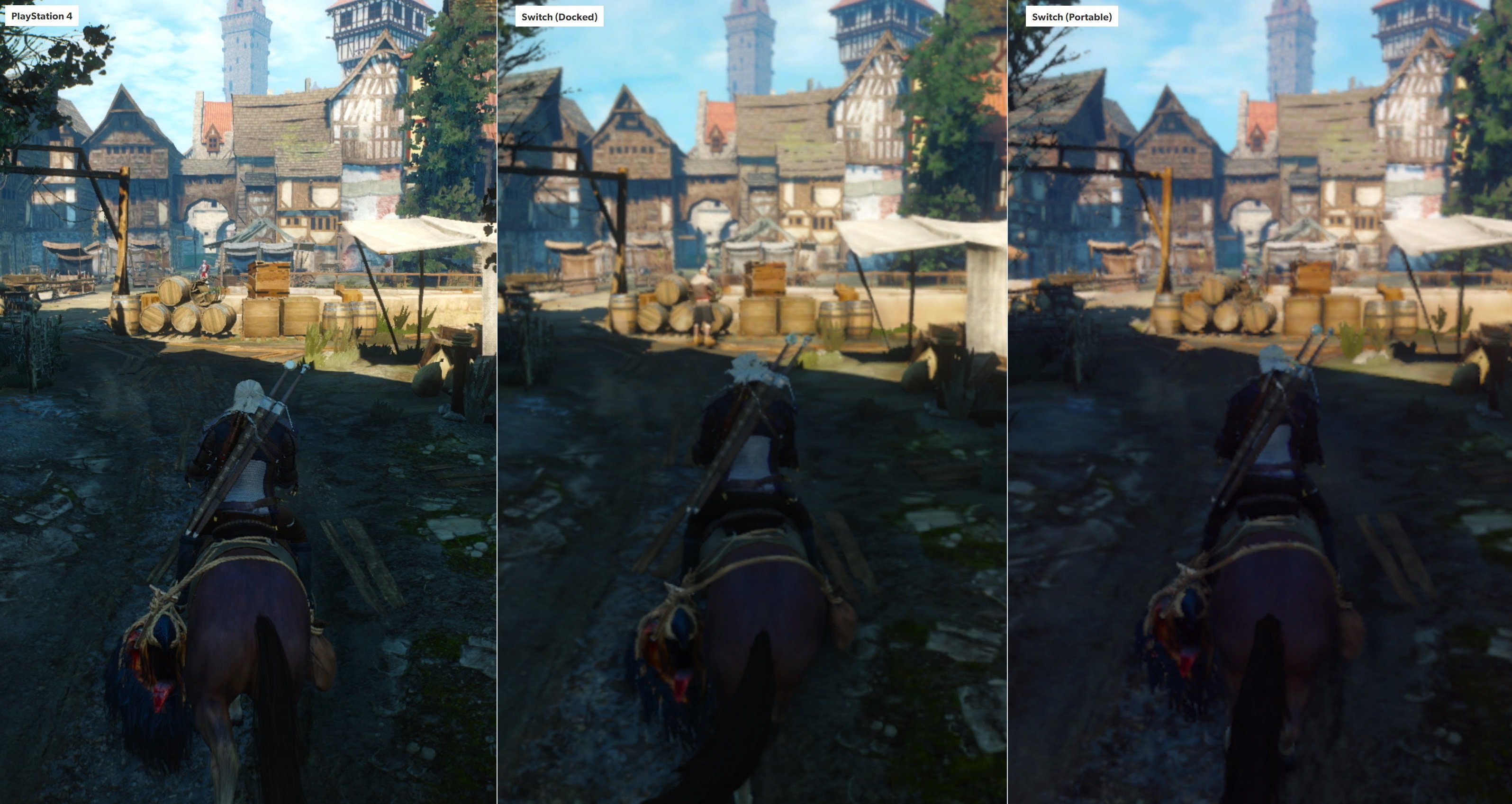 The Witcher 3: Wild Hunt (Nintendo Switch) - 1 Hour Docked Gameplay ...