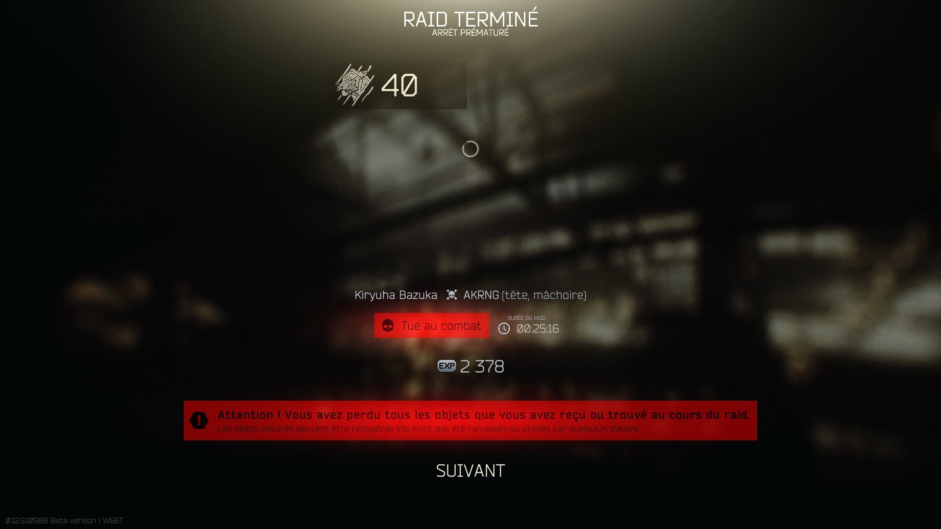 HS par un scav à 3 mètres de ZB-1011 sur le forum Escape From Tarkov ...