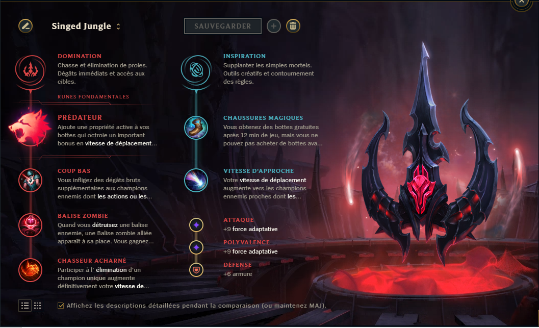 Runes Singed jungle sur le forum League of Legends - 16-05-2021 18:02: ...