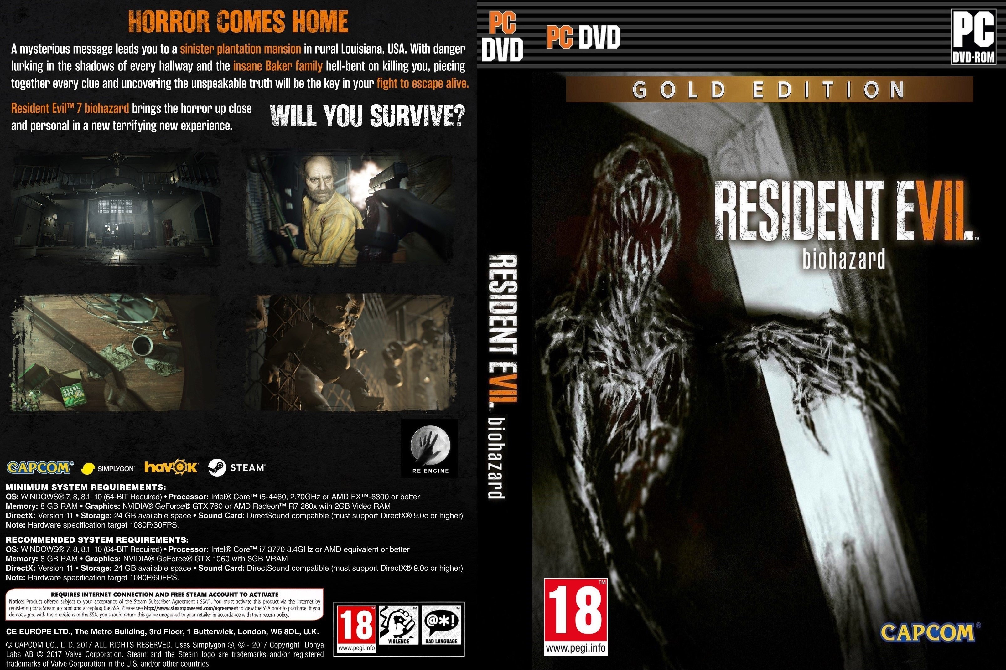 Mes couvertures custom RE2 RE3 RE7 - PC sur le forum Resident Evil 3 ...