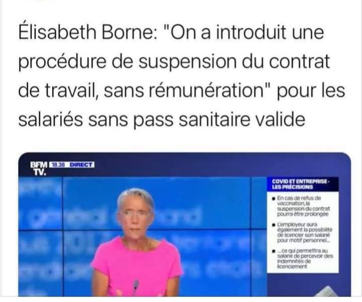 Elisabeth Borne: Mise au placard sans rémunération pour le personnel ...