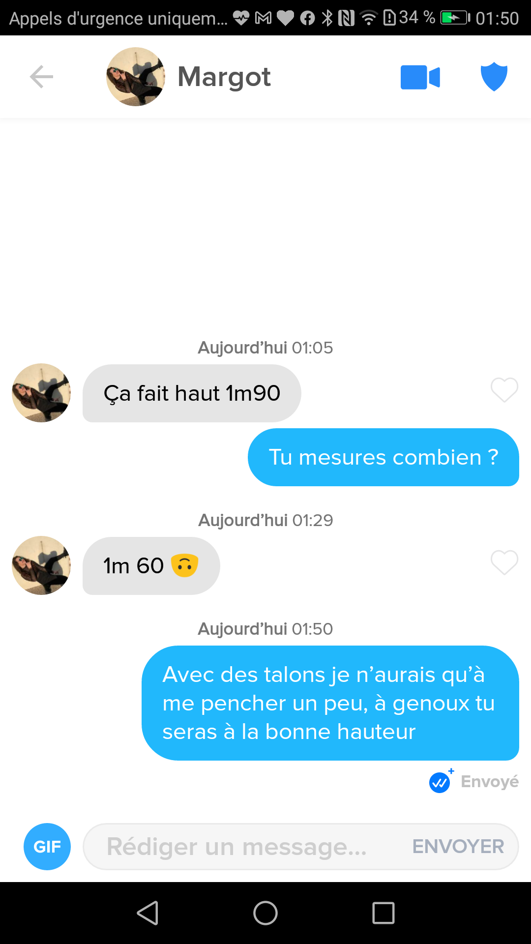 Ayaaa Cette Meuf Tinder Qui Parle De Ma Taille Je Repond Quoi Sur Le