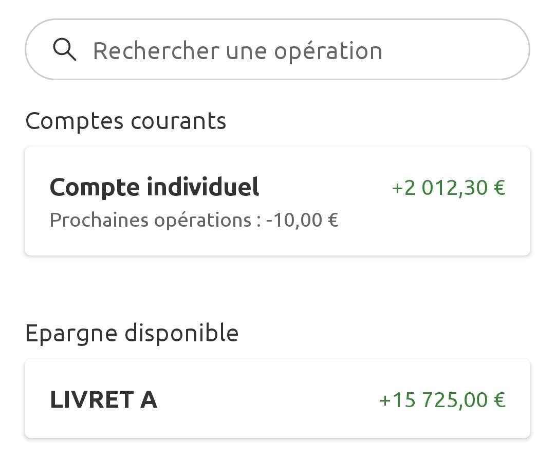 Ici on SCREEN nos compte en banque ! RED COMME GREEN ! sur le forum ...