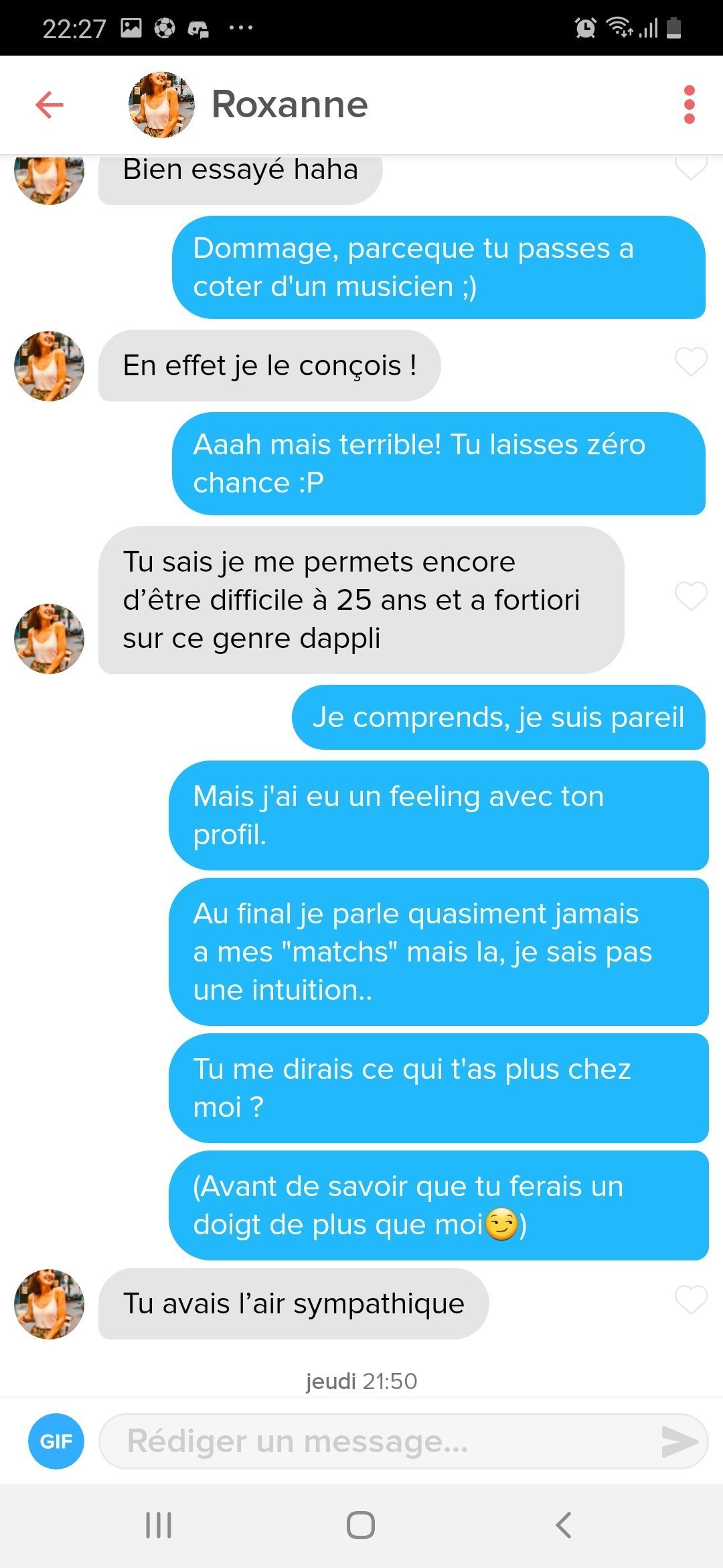[TINDER] "Ah tu mesures 1m74 ? Bien essayé haha" sur le forum Blabla 18 ...