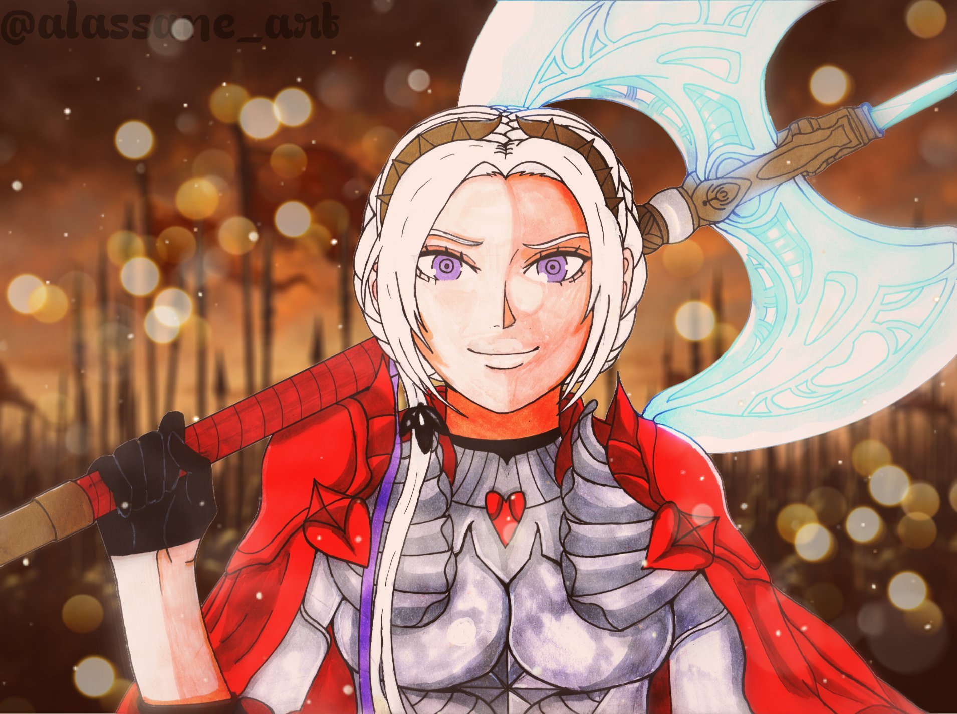 [Fanart] I heard it was Edelgard Birthday so i finished this drawing ...