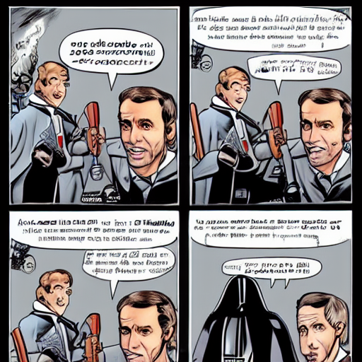 Moi et cette IA avons créé une bande dessinée Star Wars sur le forum ...