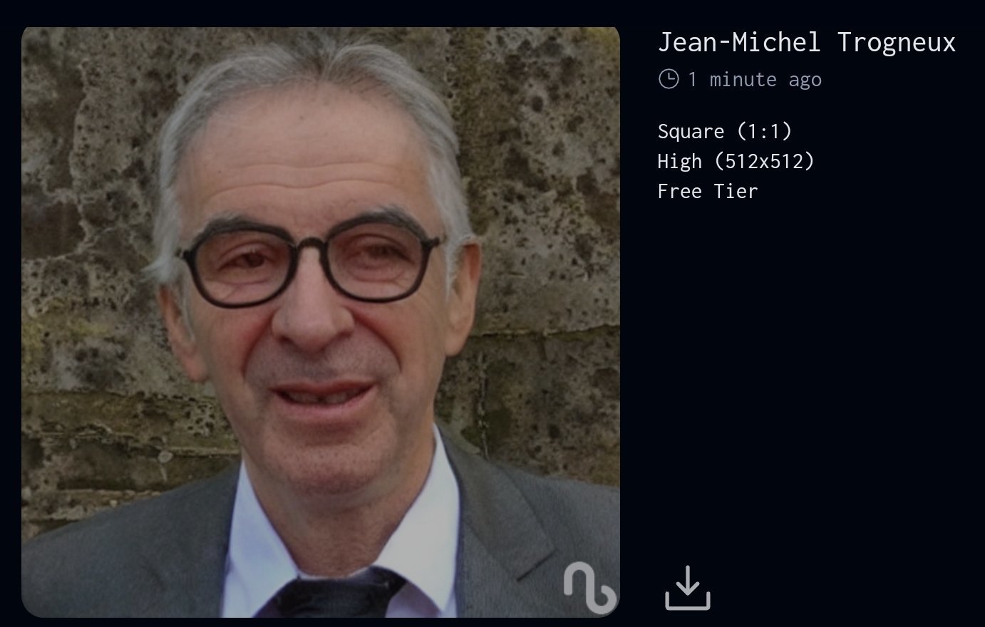 [PHOTO] Une IA révèle le visage de JEAN-MICHEL TROGNEUX sur JvArchive ...
