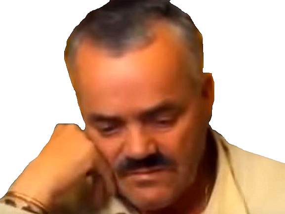 Sticker de Risitickers sur risitas triste blase deprime transparent