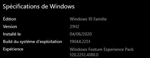 Les VRAIS CHAD sont sur Windows 10 LTSC IOT Enterprise sur le forum ...