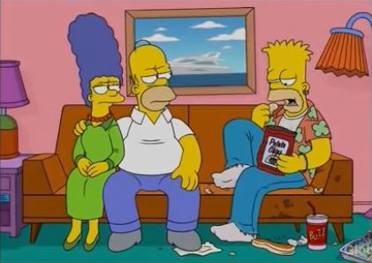 Bart Simpson qui illustre parfaitement l'évolution du forumeur moyen ...