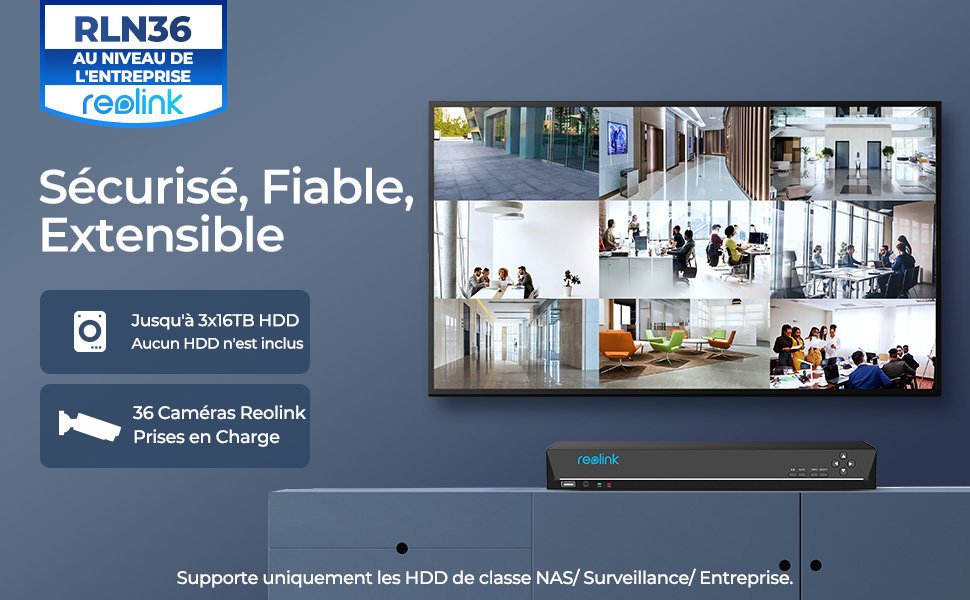 Caméra de surveillance Reolink Caméra de Surveillance Enregistreur 36 ...
