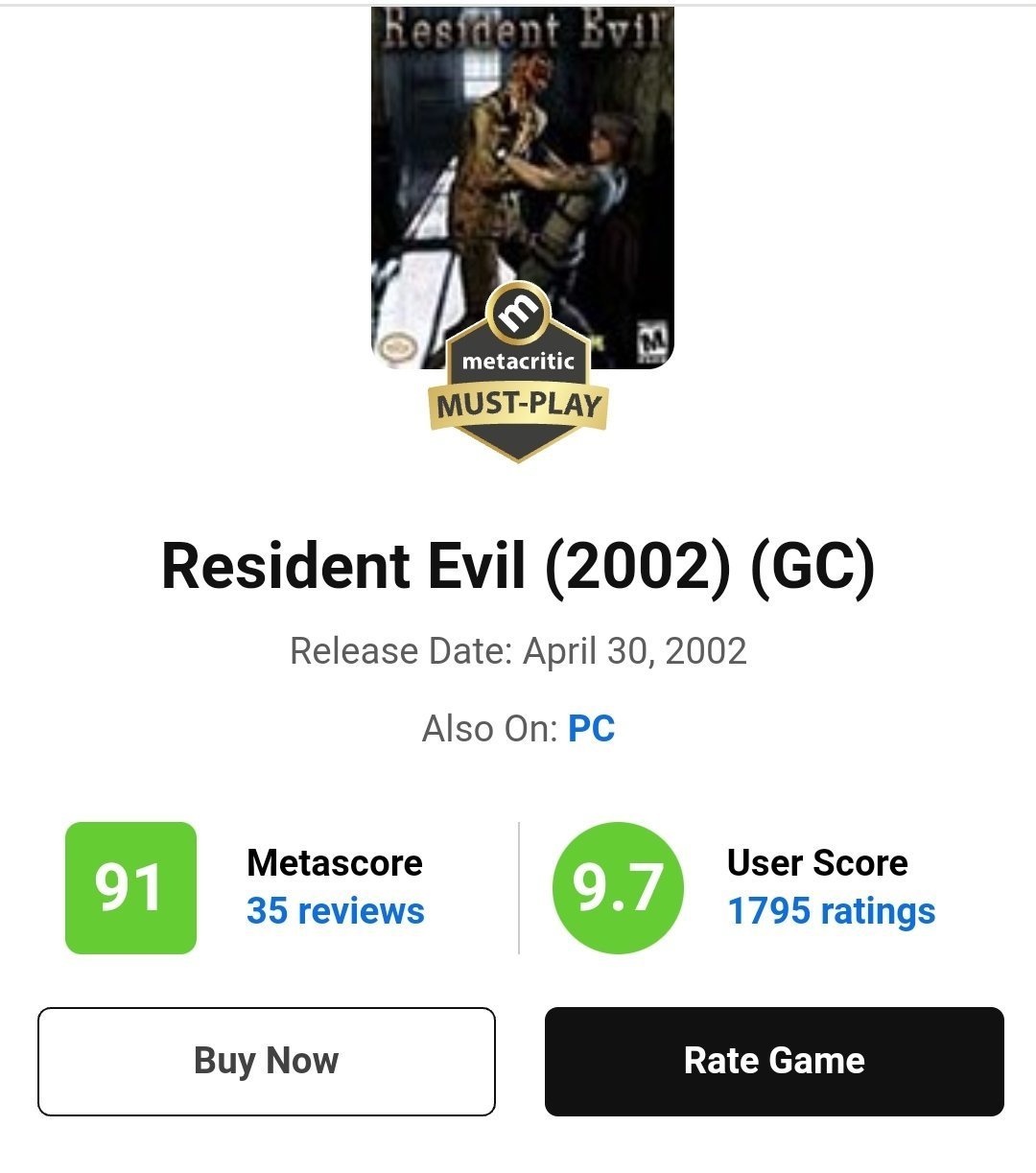 RE1R ou RE4R est le meilleur remake ? sur le forum Guerre des Consoles ...