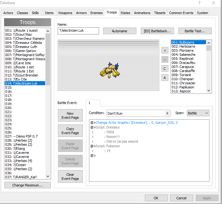 Pokémon Script Project Evolved