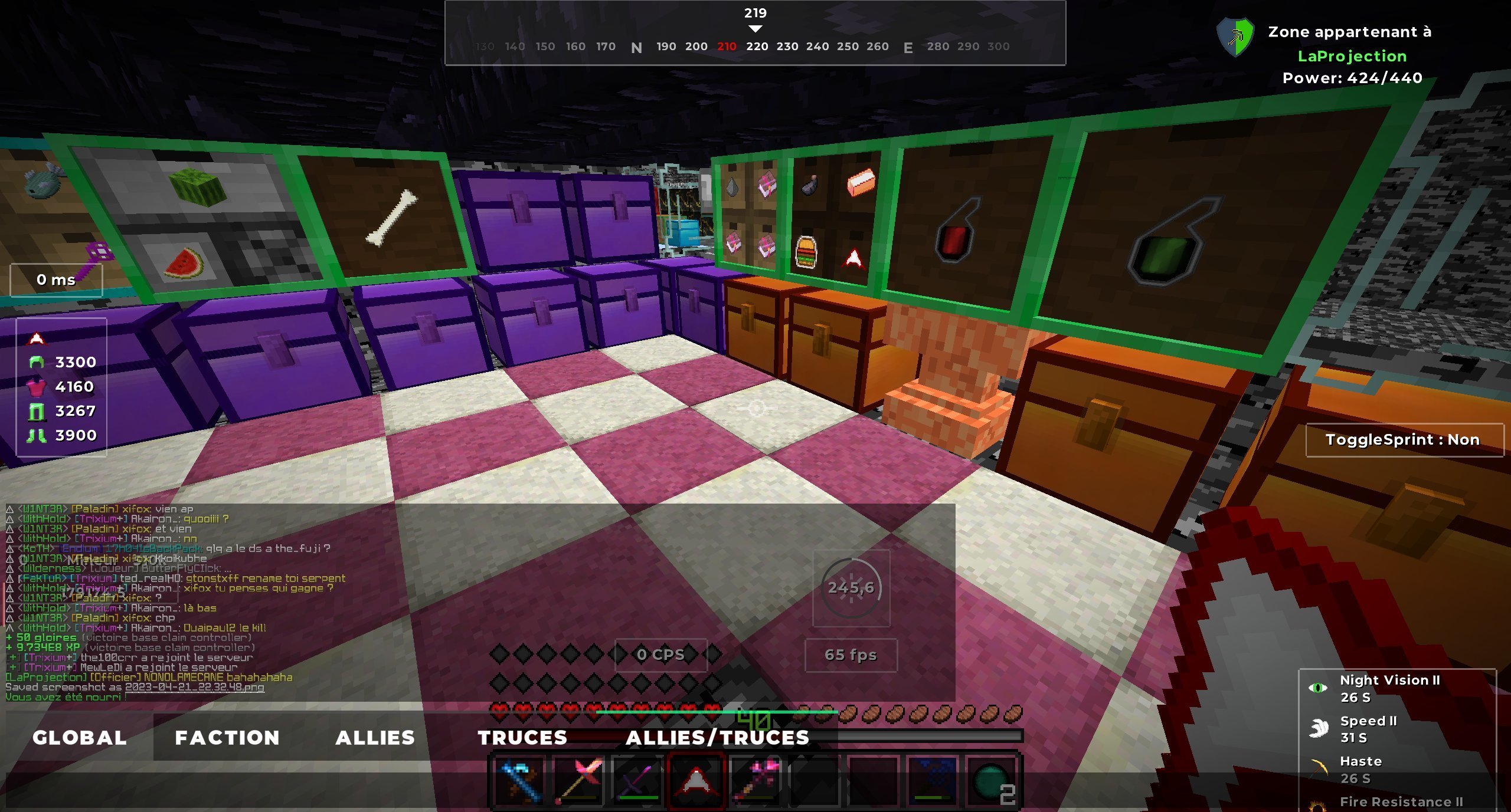 [Bug][Faction]: BCC unclaim puis re-claim -> Exp de faction infinie ...