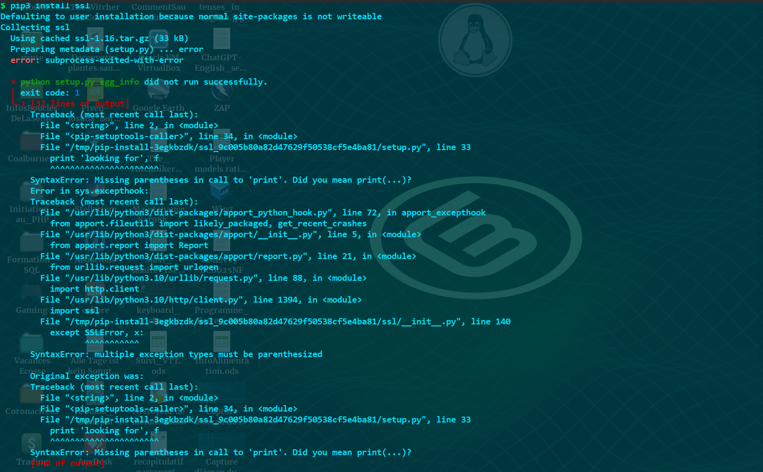 Les Jean-Informatique spé Python venez ici svp - Problème avec pyenv sur le forum Blabla 18-25 ...