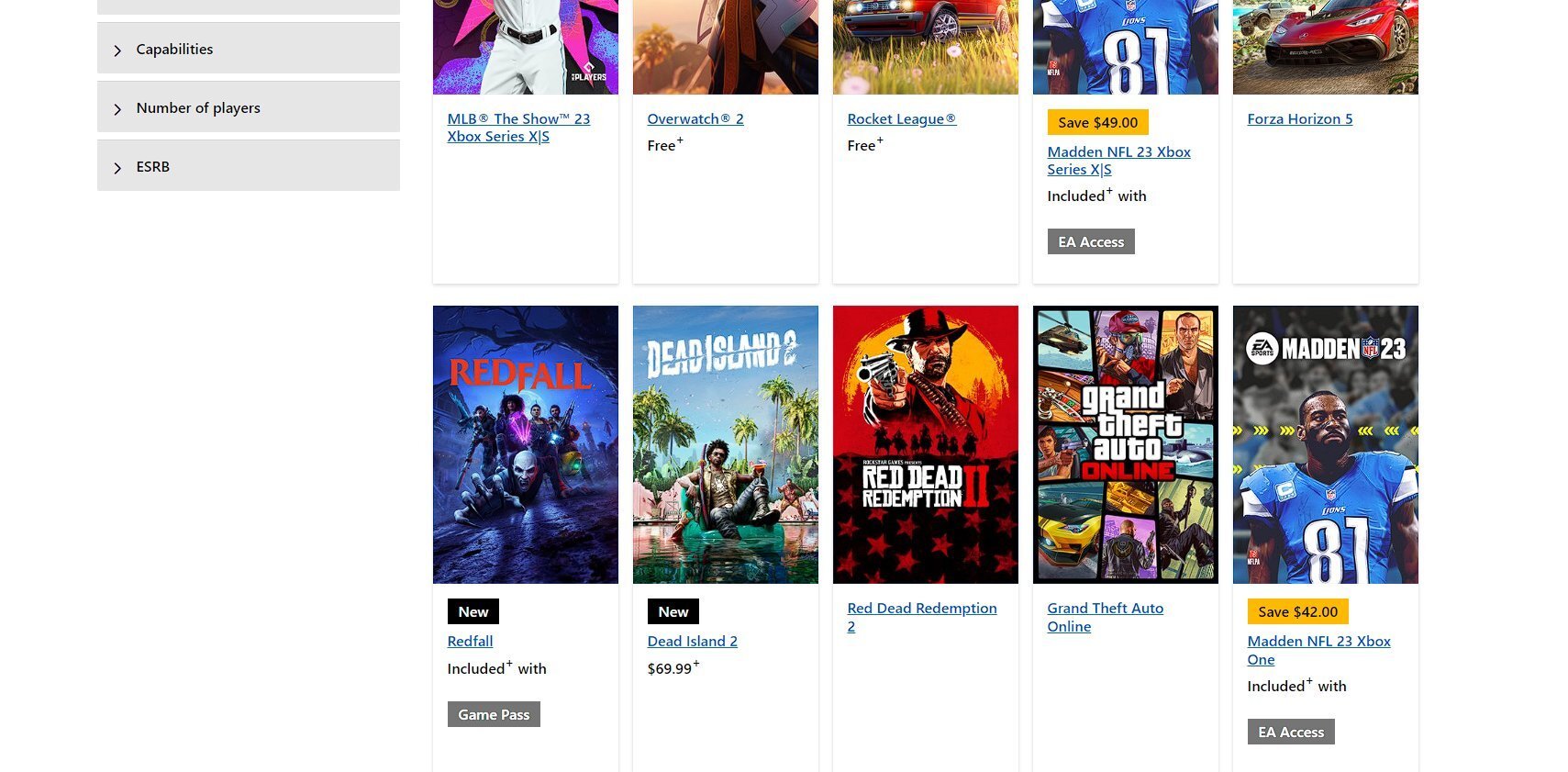 Redfall #16 sur la liste des jeux les plus joués aux USA sur Xbox. Et #2 sur Game Pass. sur le ...