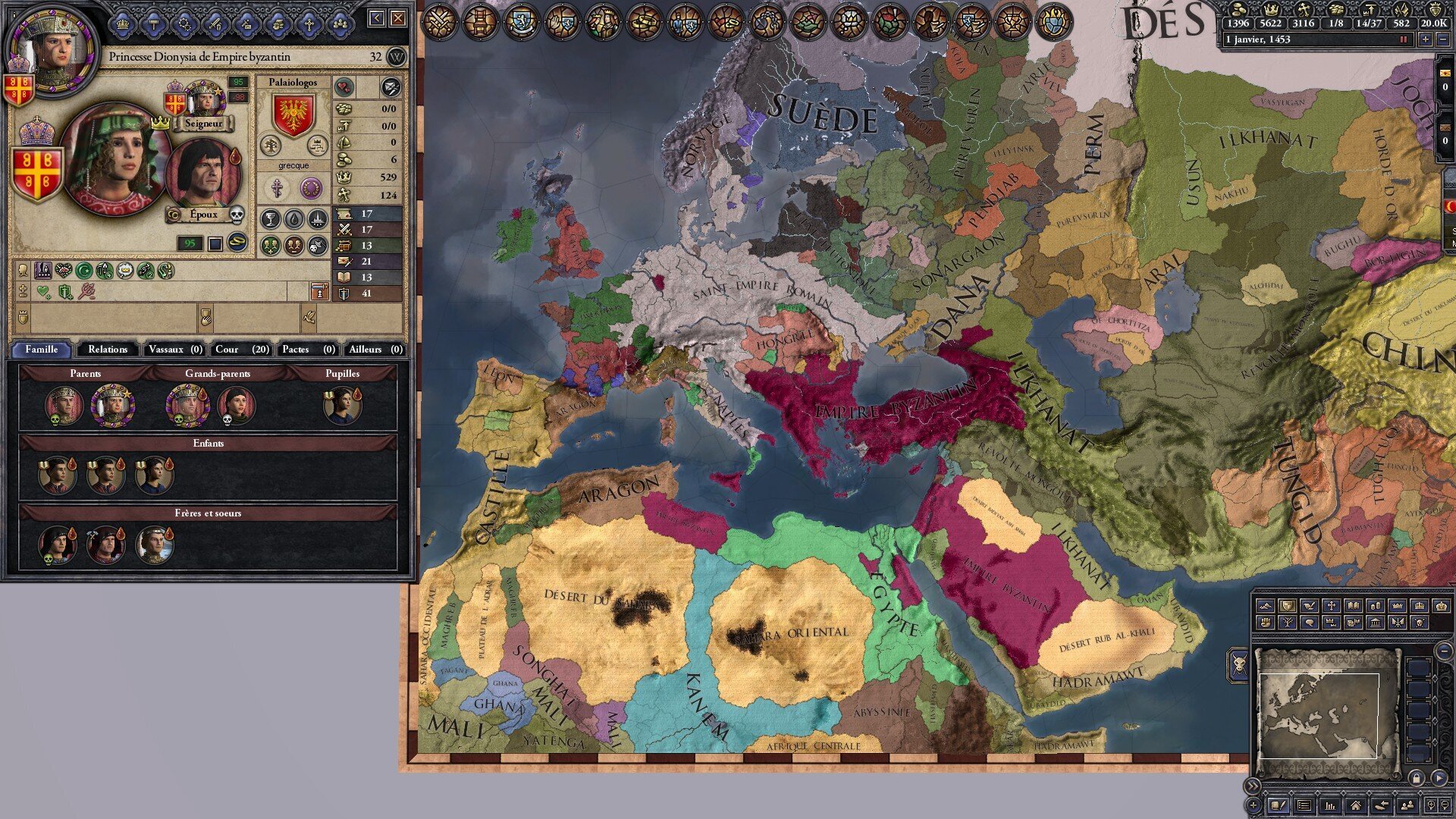[CRUSADER KINGS 2] J'ai finit ma partie avec l'Empire Byzantin ! sur le ...