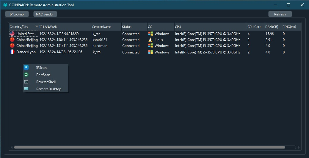 GitHub - romainvg/OCRP6: Python Remote Administration Tool With GUI