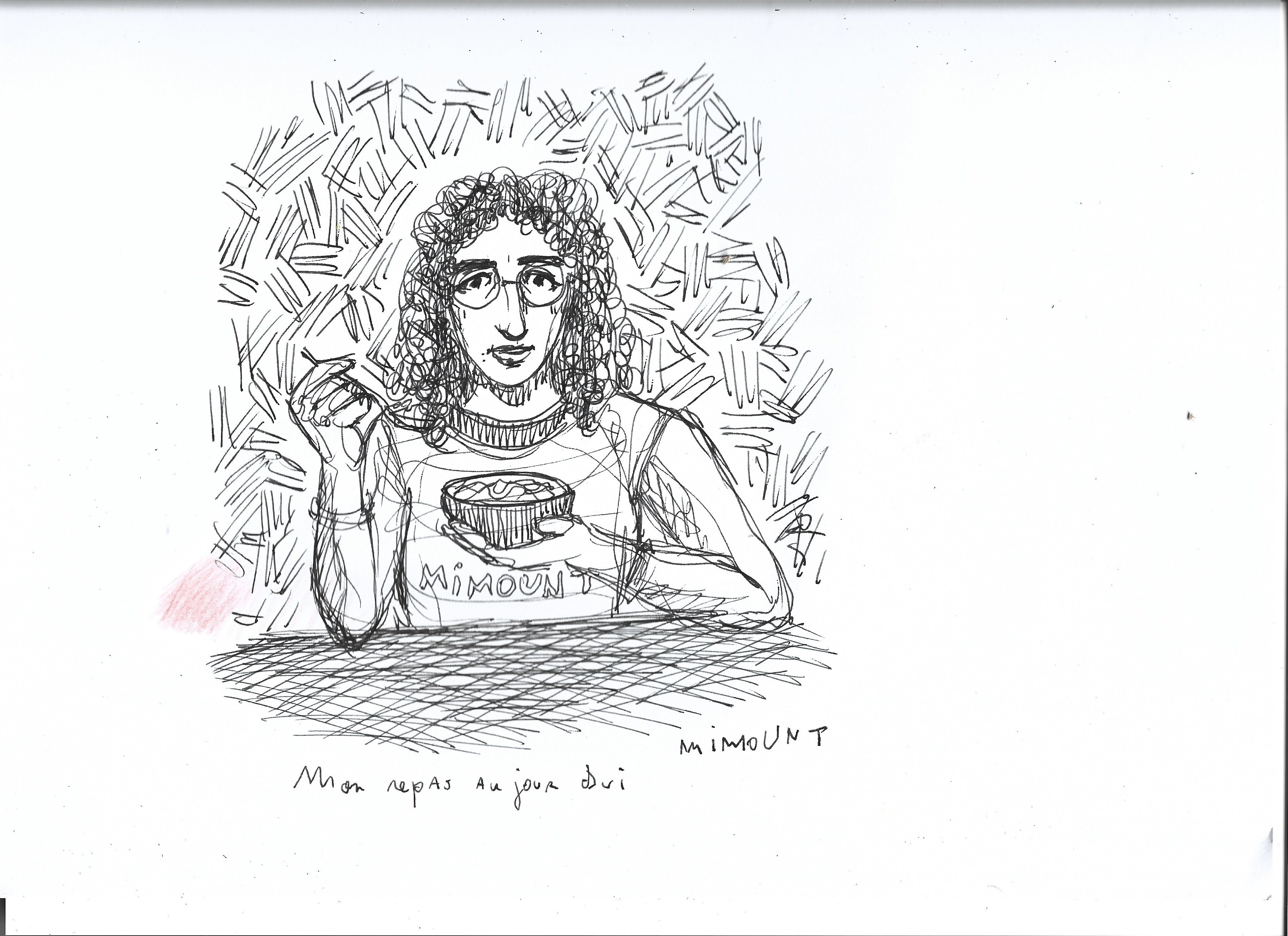 jai dessiner mon repa au jourdui corn flakes et de leau héé hooo sur le ...