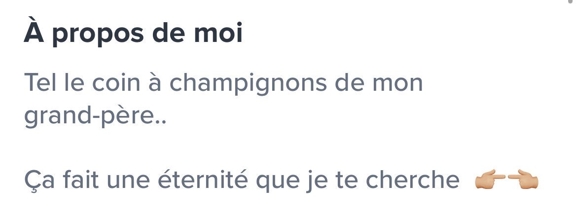 Ma bio tinder /20 sur Onche, votre espace de liberté