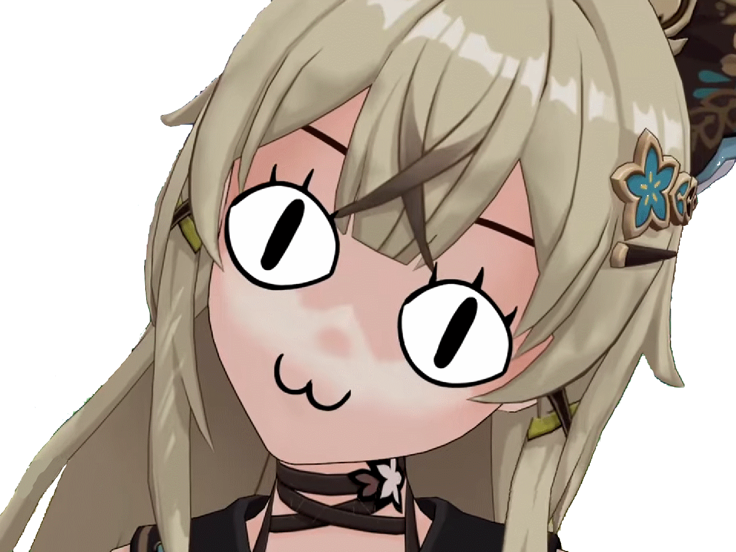 Sticker de Coll5 sur kirara genshin