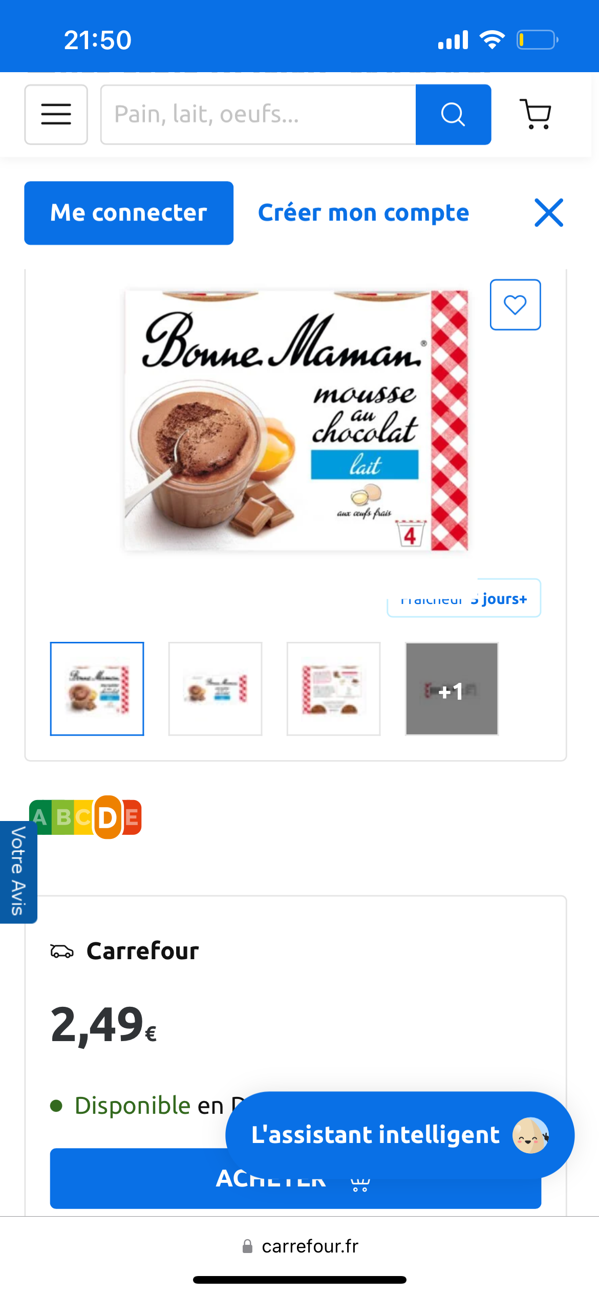 Je Viens Denculé 4 Mousse Au Chocolat Bonne Maman Daffilée Sur Le Forum Blabla 18 25 Ans 05