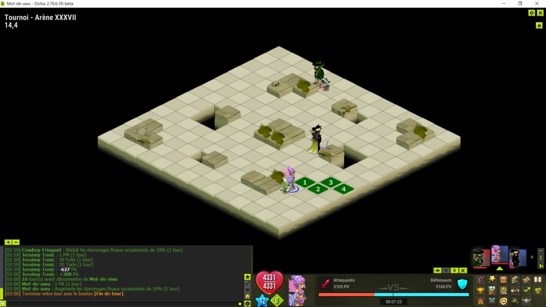 BETA[2.70] Nouveau + Bloqué en Koli - Forum - DOFUS, le MMORPG stratégique.