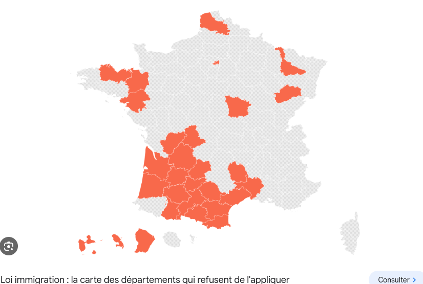 [ALERTE SECESSION] La CARTE des 32 DEPARTEMENTS refusant d'appliquer la ...