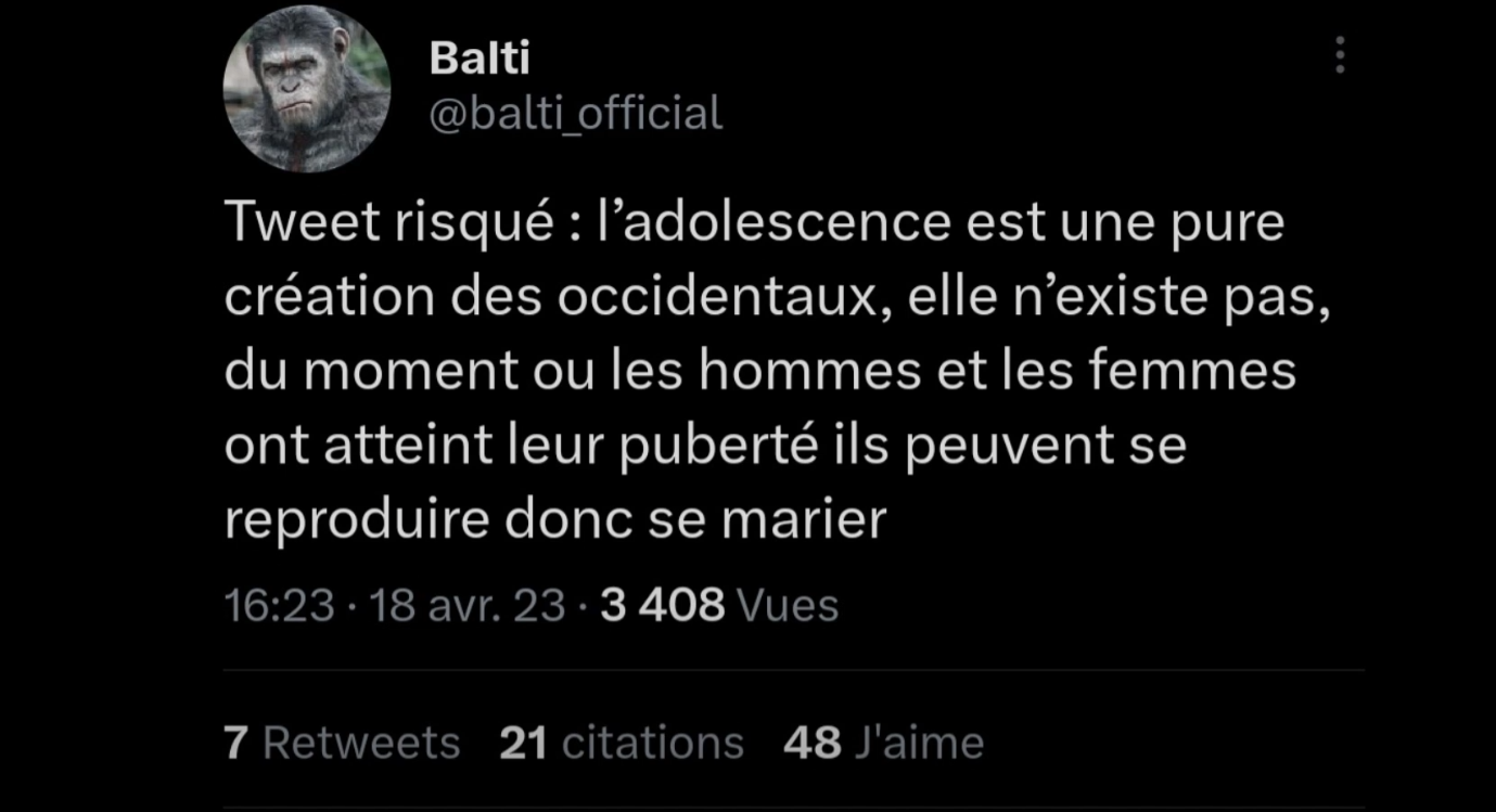 [SCREENS] Un REBEU DETER de TWITTER: « L’adolescence est une création ...