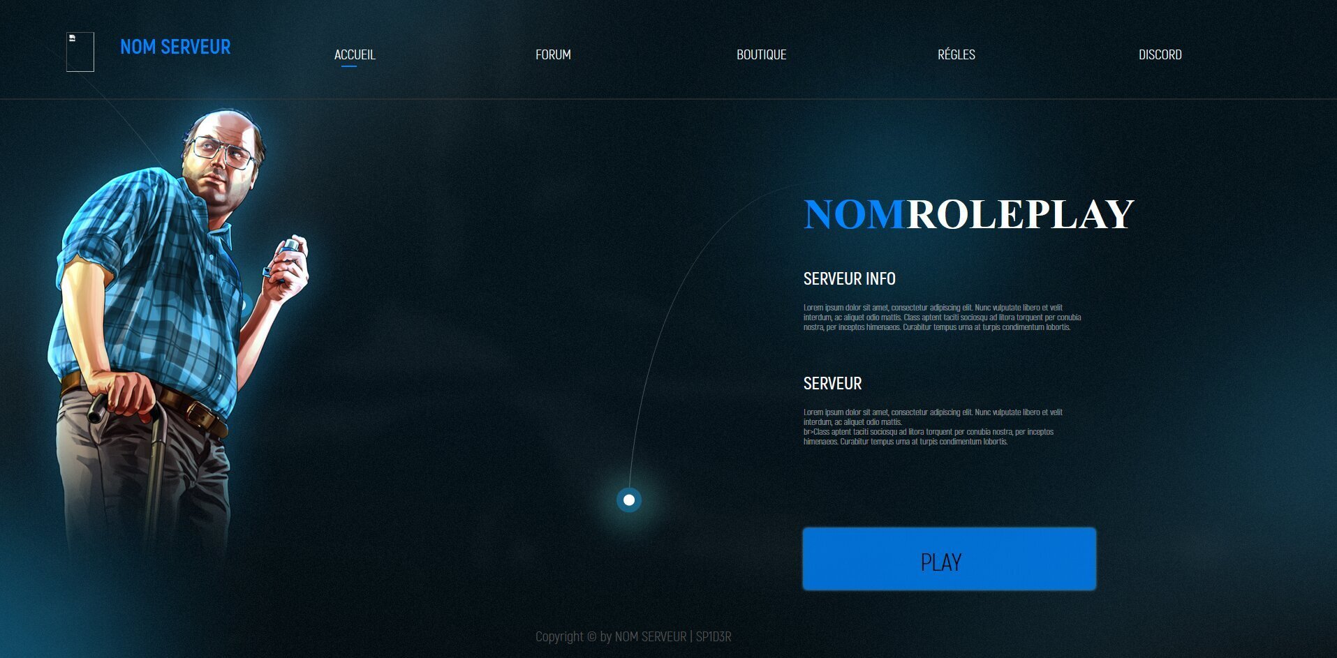 GitHub - SP1D3R777/website-fivem