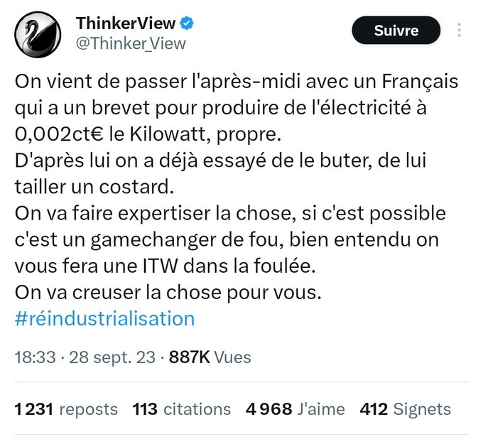 ThinkerView: Je suis sur l'Interview du Siécle, un GAMECHANGER sur le ...